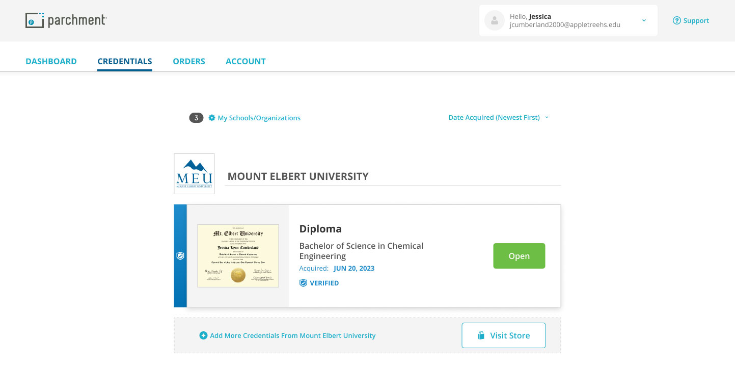 How To Share A Digital Diploma on LinkedIn - Parchment